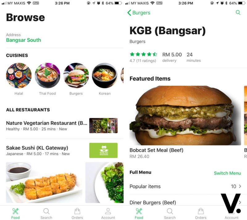 GrabFood Food Delivery Service Launches On 28 May With 300 Merchants