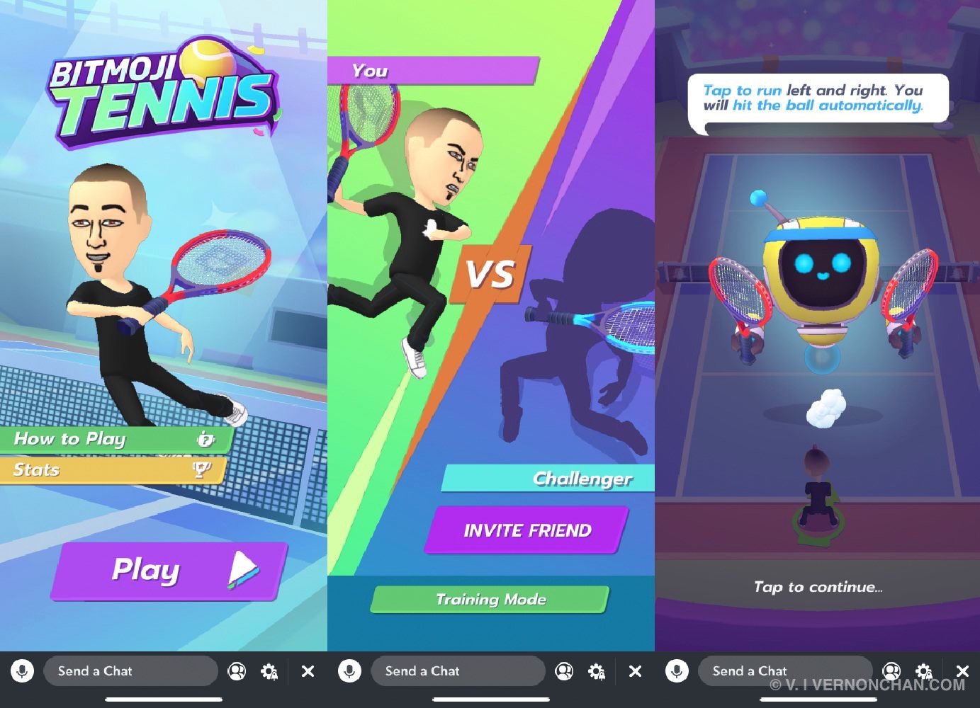 Snapchat Serves Up New “Bitmoji Tennis” Multiplayer Game