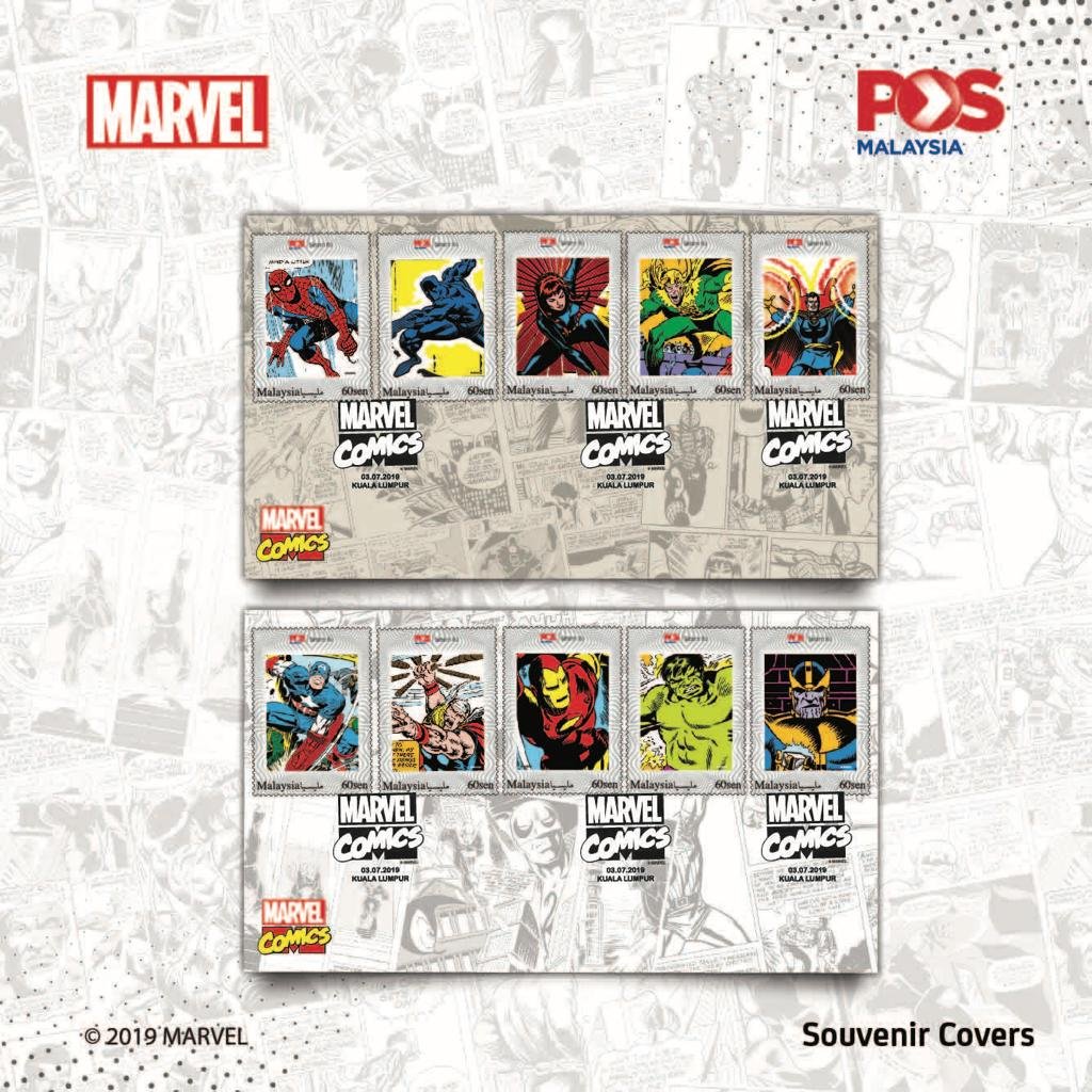 You’ll Want These Pos Malaysia Limited Edition Marvel Stamps