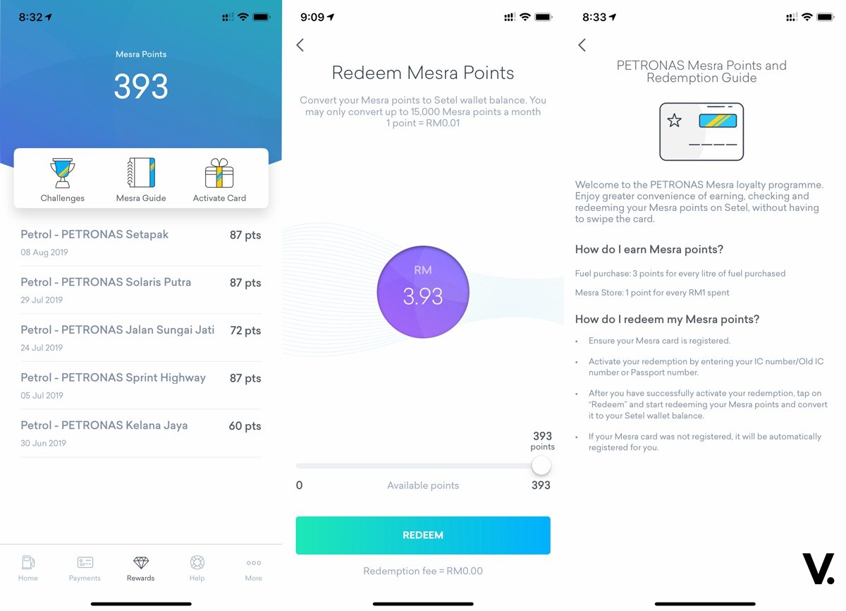 Use Mesra Points To Pay For Petrol With Setel App