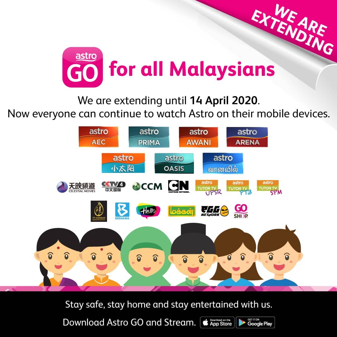 Astro Extends Free Viewing Until End Of MCO